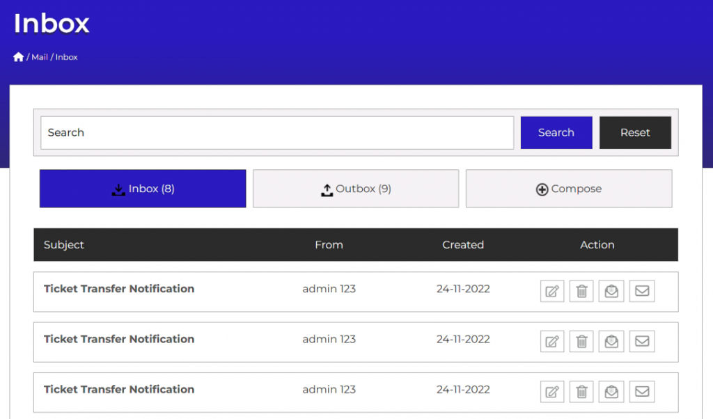 Internal Mail - The Ultimate Majestic Support Solution