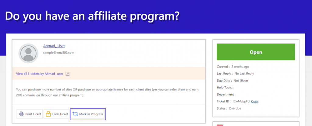 Ticket Actions - The Ultimate Majestic Support Solution